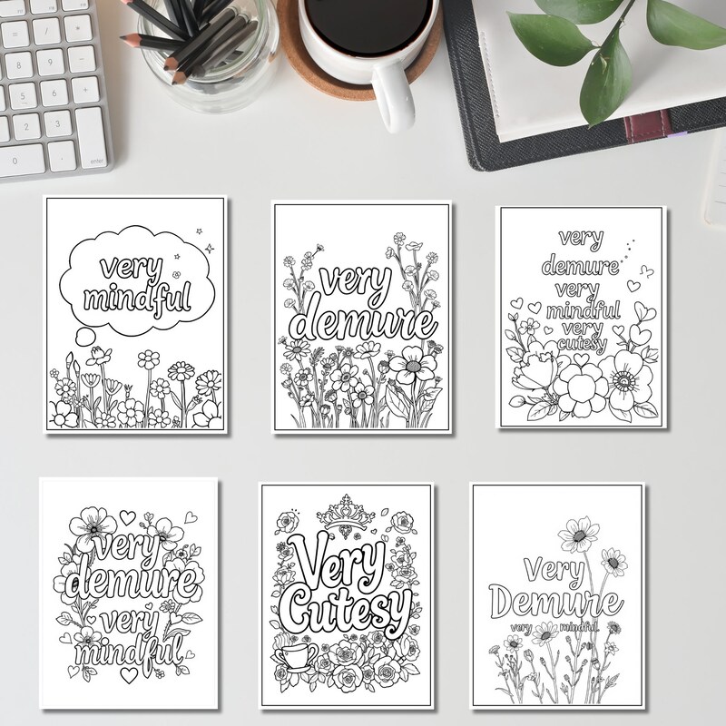 Tiktok Coloring Book - Etsy