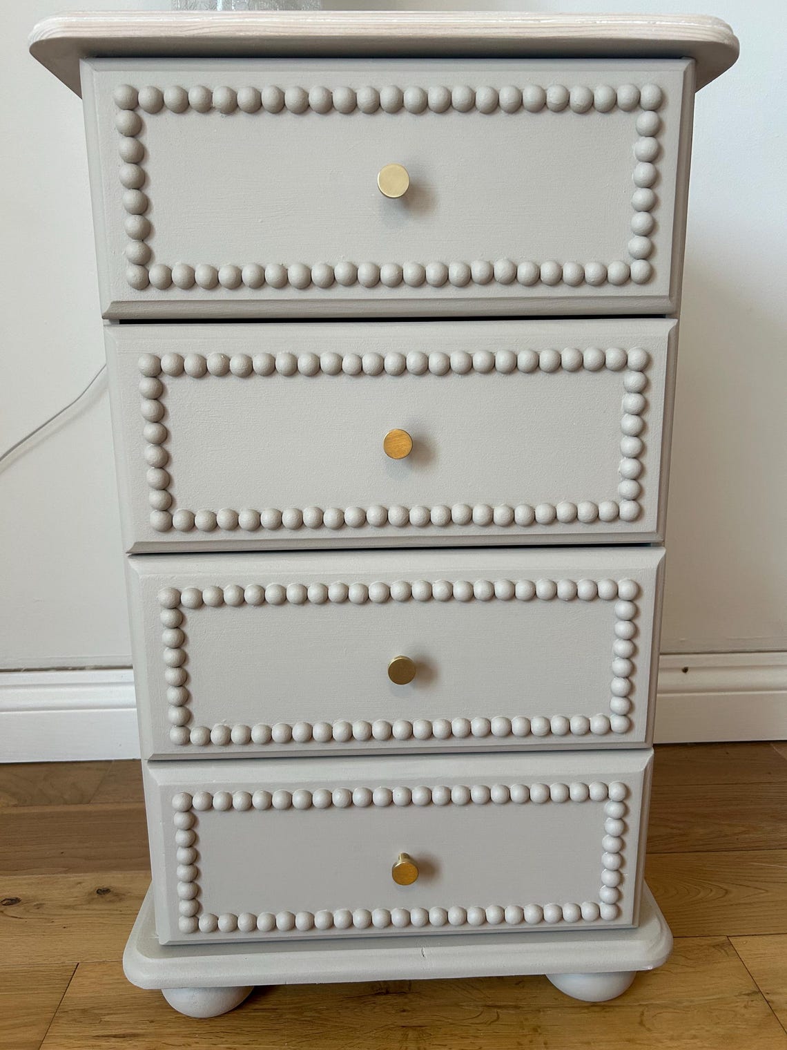 SOLD - Upcycled Solid Pine Tall Boy Chest of Drawers – Bobbin Detail ...
