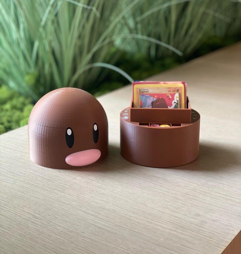 Diglett Deck Box for Card Games Pokemon, Magic the Gathering, 60 ...