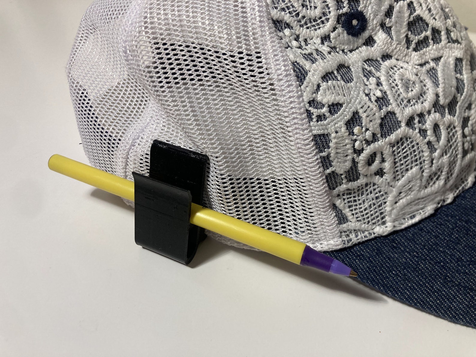 U-clip Classic 3D Printed Pen and Pencil Clip for Baseball and Snapback ...
