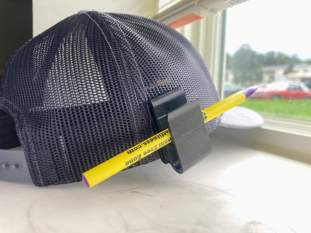 U-clip Classic 3D Printed Pen and Pencil Clip for Baseball and Snapback ...