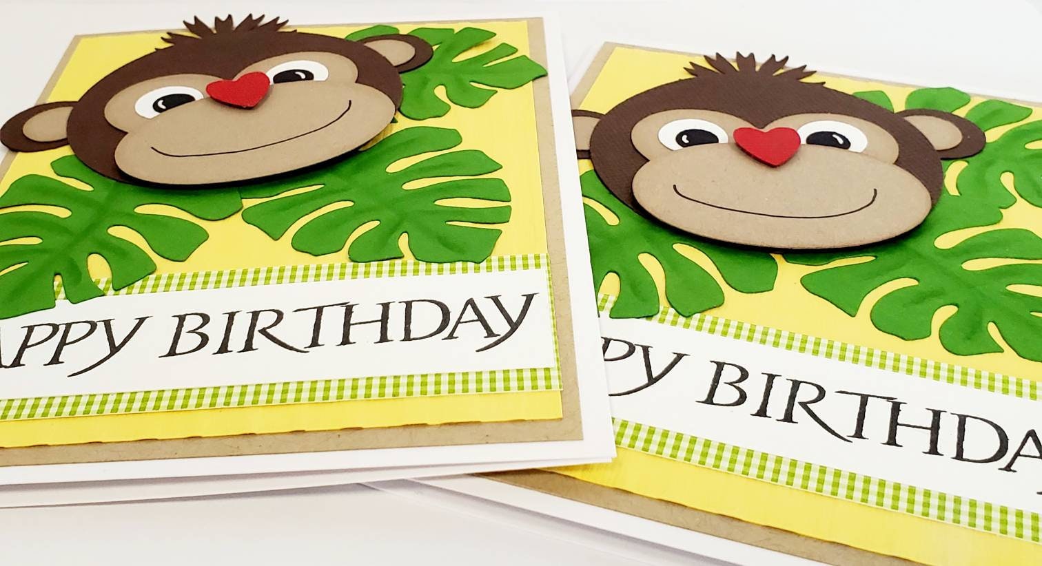 Monkey Birthday Card Birthday Card Boys Birthday Card Girls - Etsy