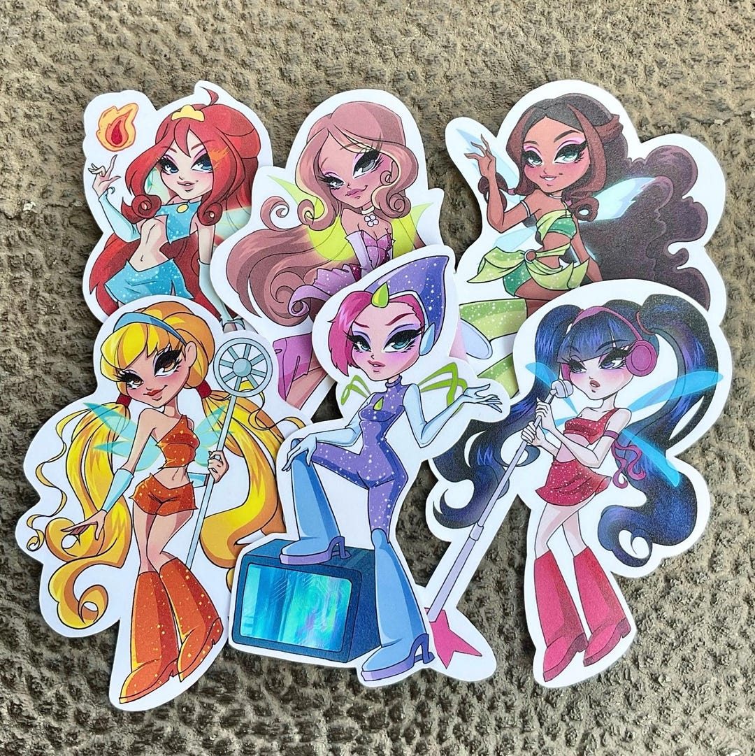 Fairies Matte Laminated Stickers - Etsy