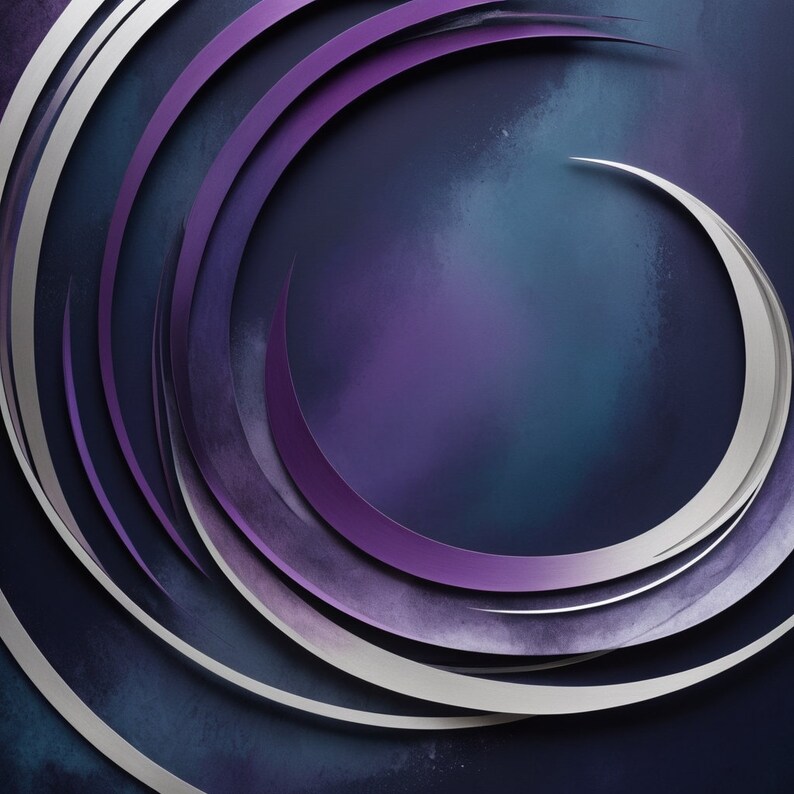 Serenity Flow - Minimalist Abstract Art Print | Soft Gradient Colors ...
