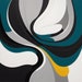 Serenity Flow - Minimalist Abstract Art Print | Soft Gradient Colors ...