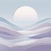Serenity Flow - Minimalist Abstract Art Print | Soft Gradient Colors ...