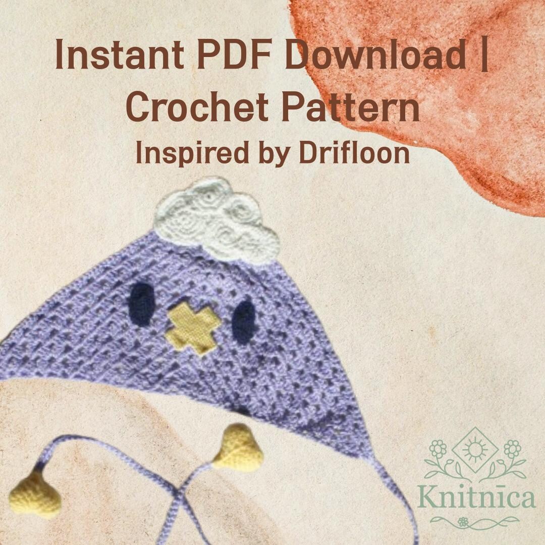 Floating Spirit Bandana Crochet Pattern PDF – Inspired by Drifloon ...