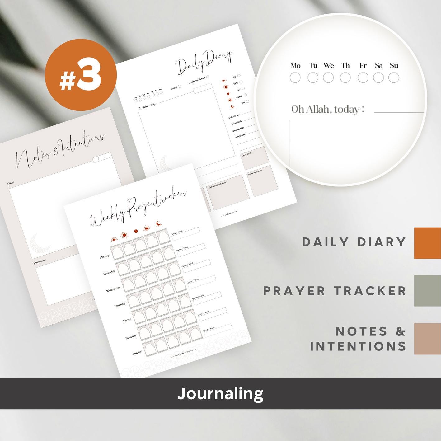 Quran Booster Journal | Printable Islamic Tracker for Daily Reflection ...