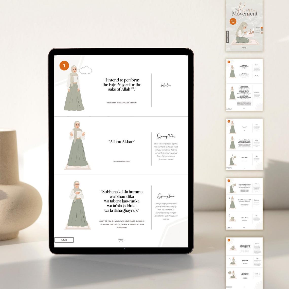 Printable Islamic Prayer Cards | Step-by-step Salah Guide for All ...
