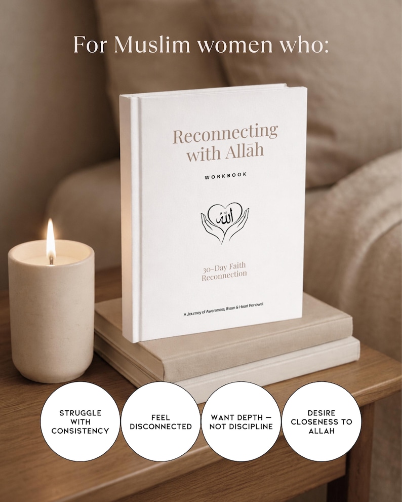 Islamic Reflection Journal | 30-day Muslim Self Improvement Workbook ...
