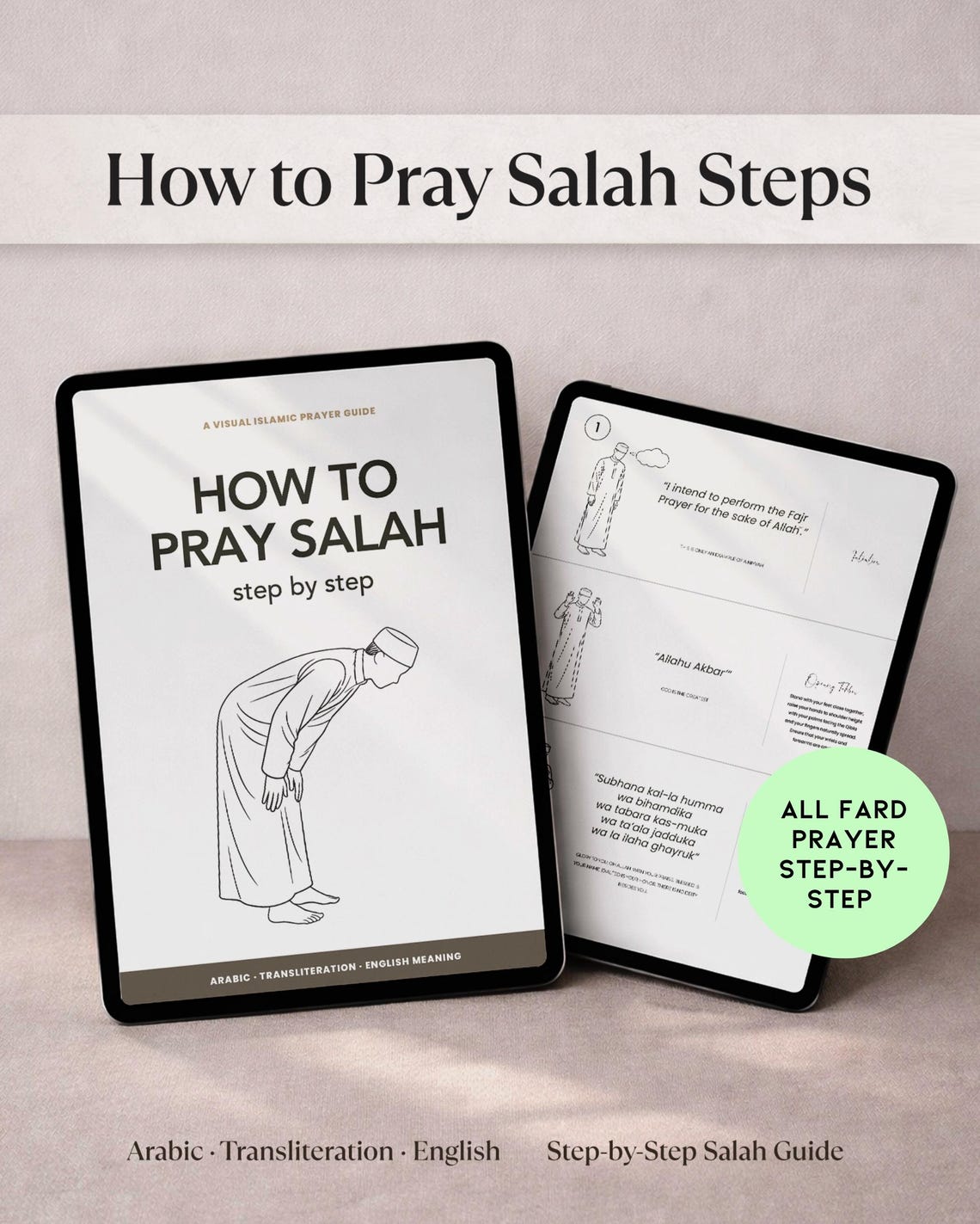 Salah Step by Step for Boys & Men – Easy Islamic New Muslim Prayer ...