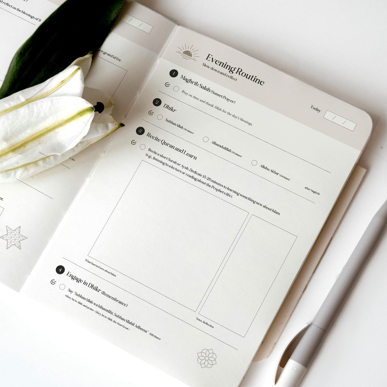 Daily Plan to Please Allah | Printable Islamic Worship Guide | Acts of ...