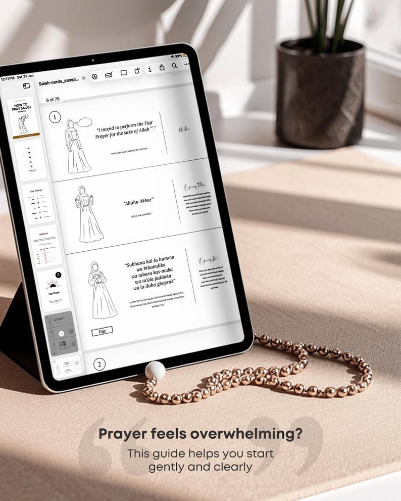 How to Pray Salah Step by Step – Visual Islamic Prayer Guide for New ...