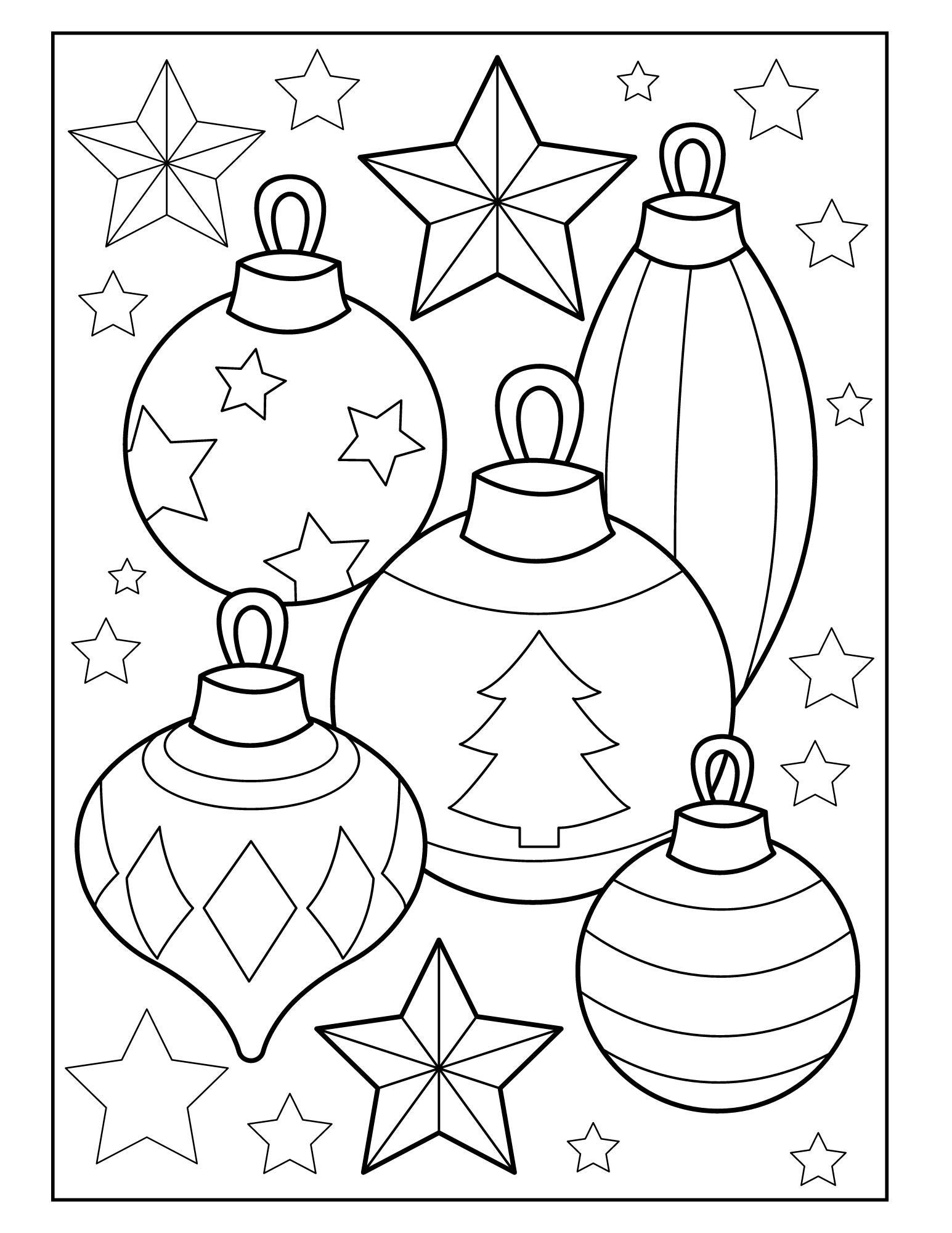 Kids Christmas Coloring Book - Etsy