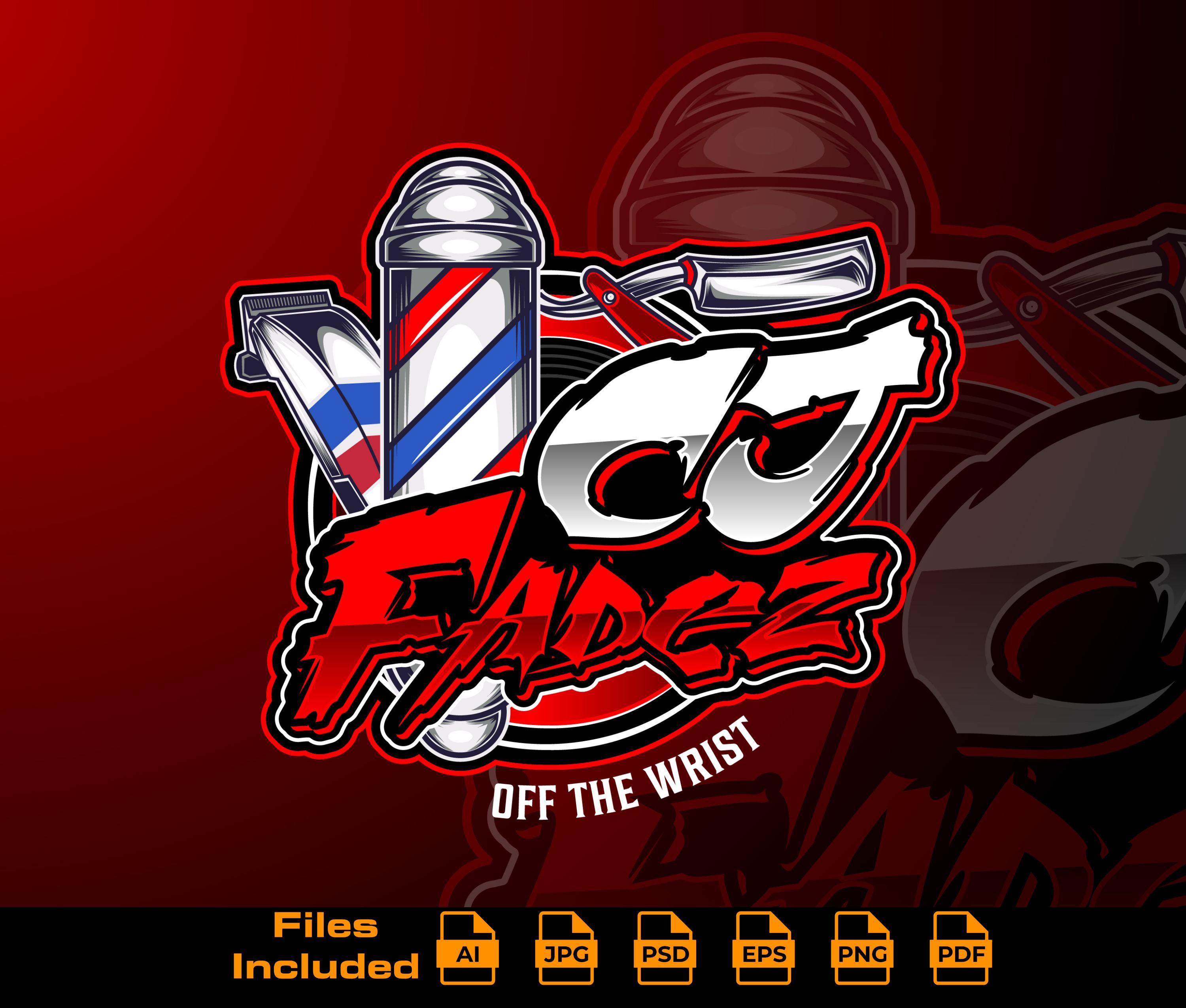 Custom Barbershop Logo, Fade Logo, Cuts Logo, Barber Pole Logo, Clipper ...