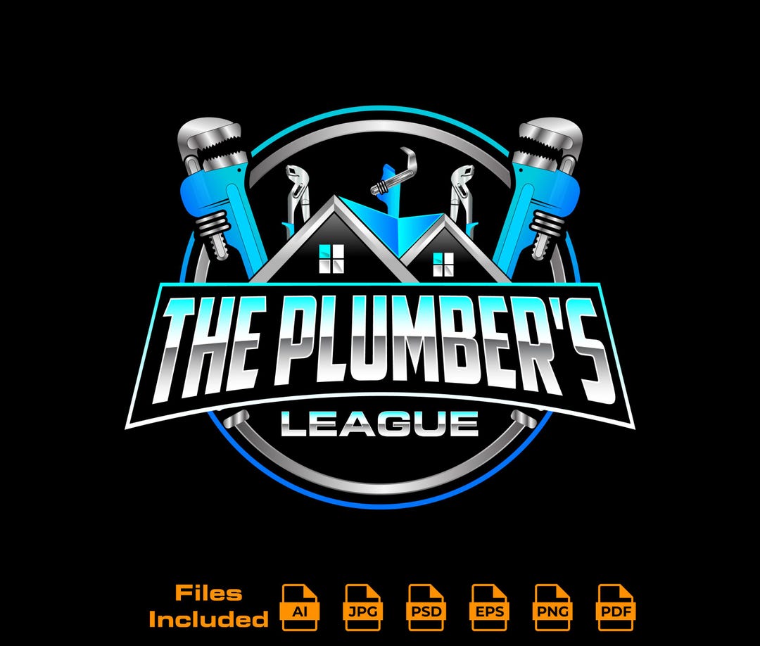 Custom Plumbing Logo, Handyman Logo , Plumber Tools Logo, Plumbing ...