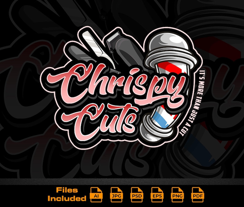Custom Barbershop Logo Beauty Salon Logo Hair Salon Logo Cuts Logo Hair ...