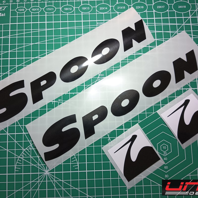 Spoons Vinyl Sticker - Etsy