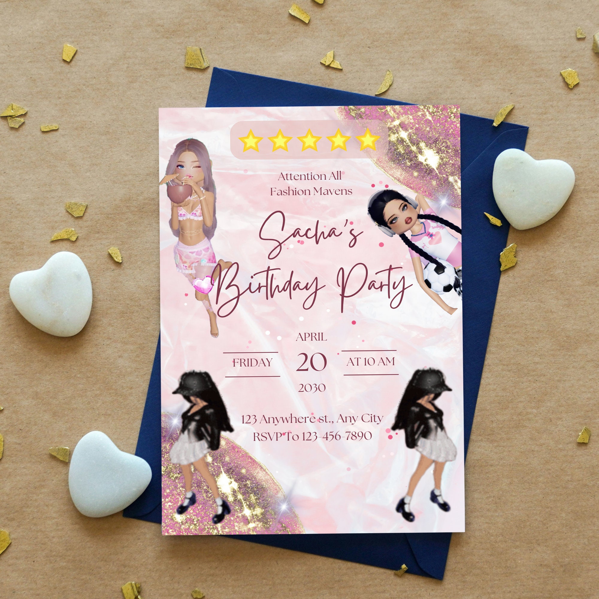 Dress to Impress Invitation Template Card - Etsy