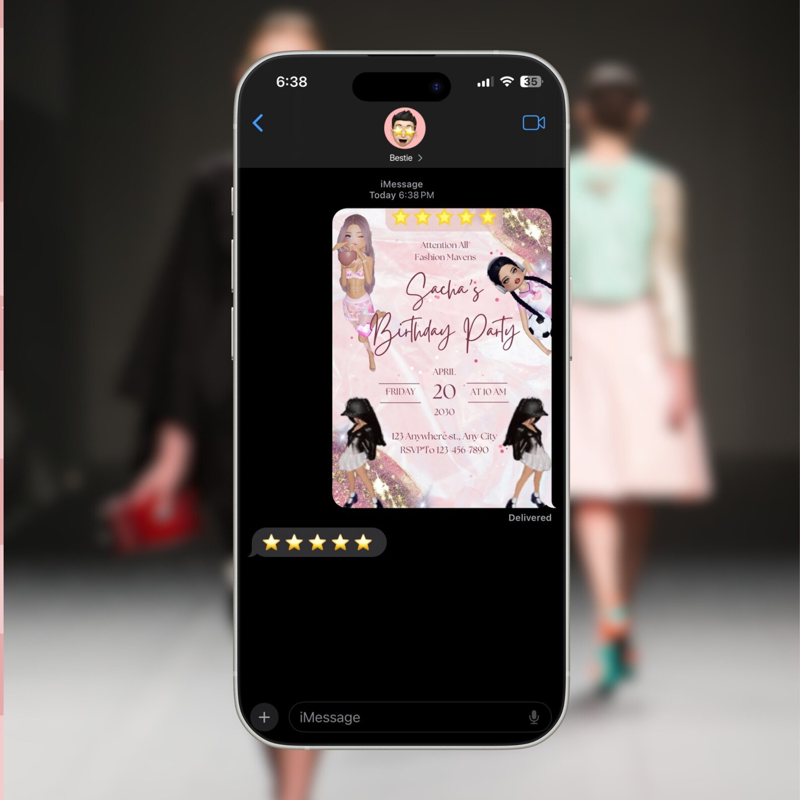 Dress to Impress Invitation Template Card - Etsy