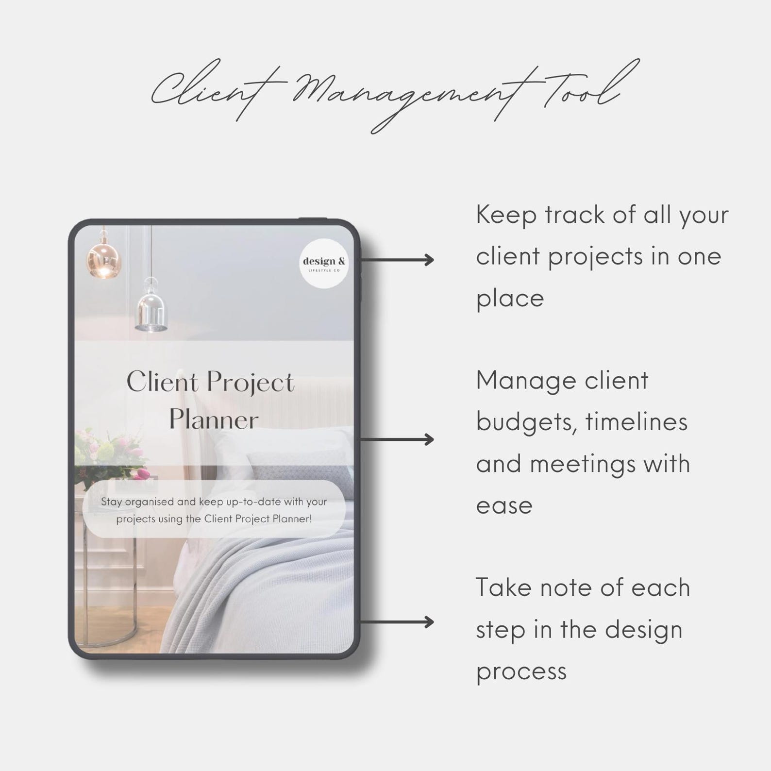 Interior Designer Client Project Planner | Printable Planner | Home ...