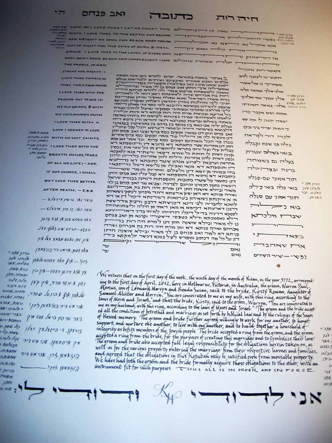 Talmud Page Ketubah - Etsy