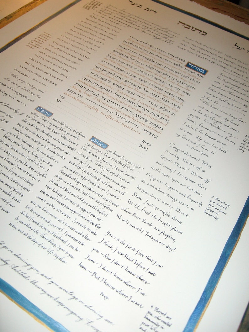Talmud Page Ketubah - Almost All English - Etsy