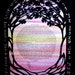 Sunrise Through the Oaks - Papercut Ketubah - Silhouette - Calligraphy ...