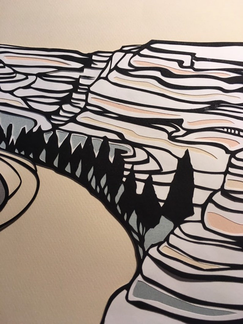 Milky Way Over the Grand Canyon Papercut Ketubah Original - Etsy