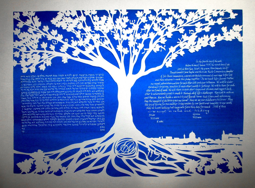 Happiness Tree Wedding Artwork - I Have Found the One - Papercut ...