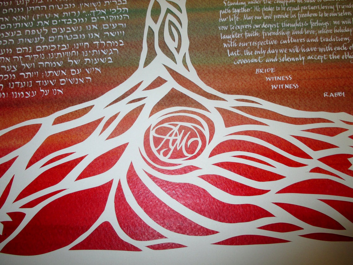 Tree of Life Maple with chocolate lab Fall Colors | Etsy