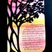 Sunrise Through the Oaks - Papercut Ketubah - Silhouette - Calligraphy ...