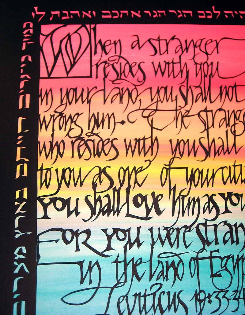 Love the Stranger Print Card 5x7 Original - Etsy UK