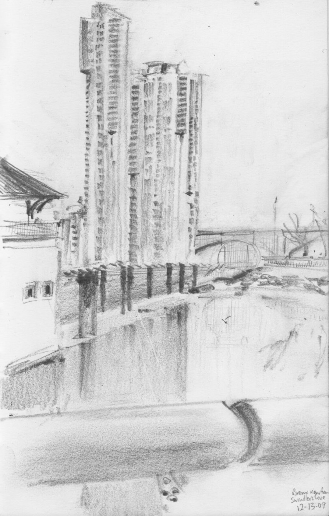 NYC - Bronx From Swindler Cove - High Rise Apartments - Waterways ...