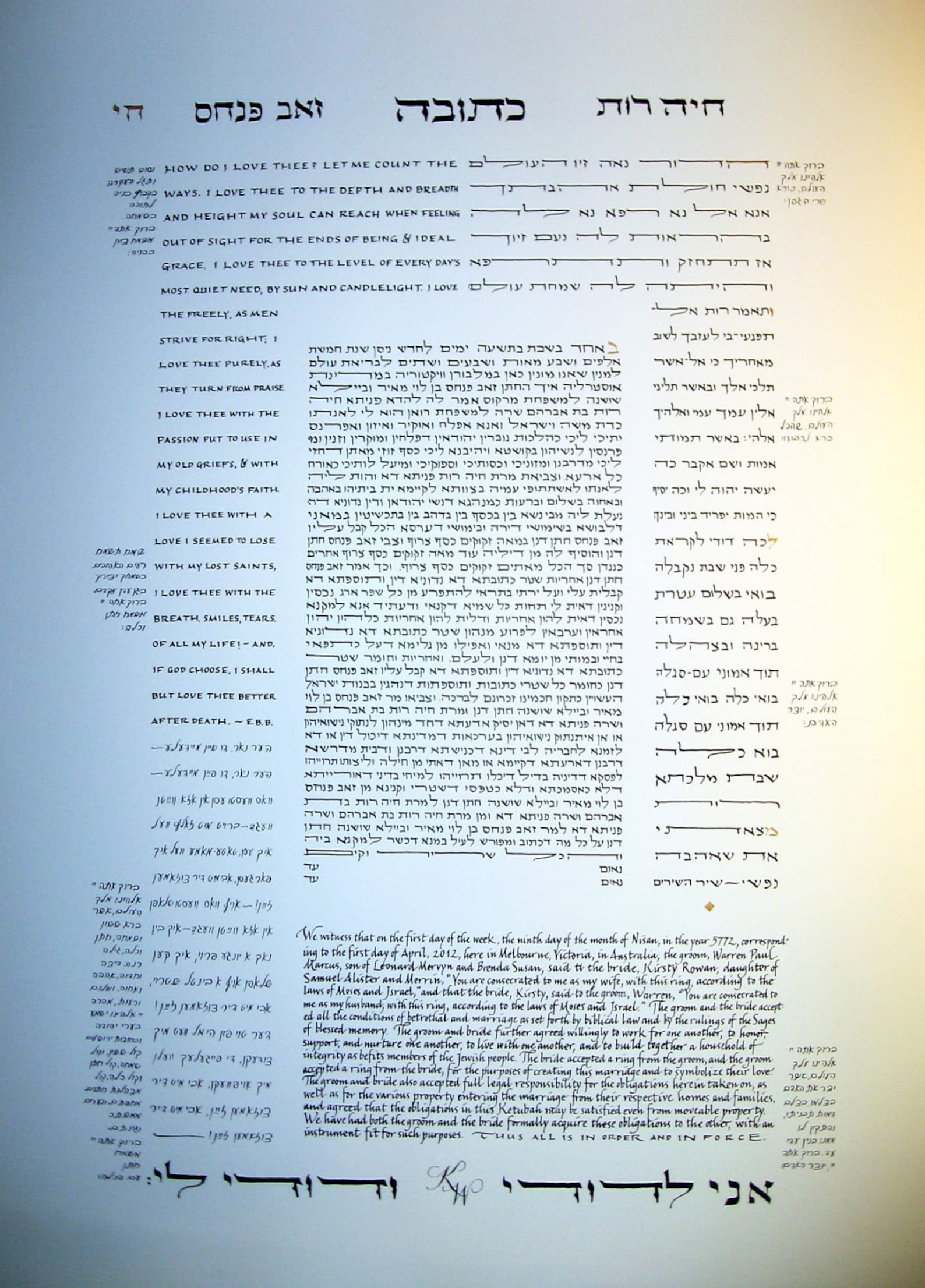 Talmud Page Ketubah - Etsy