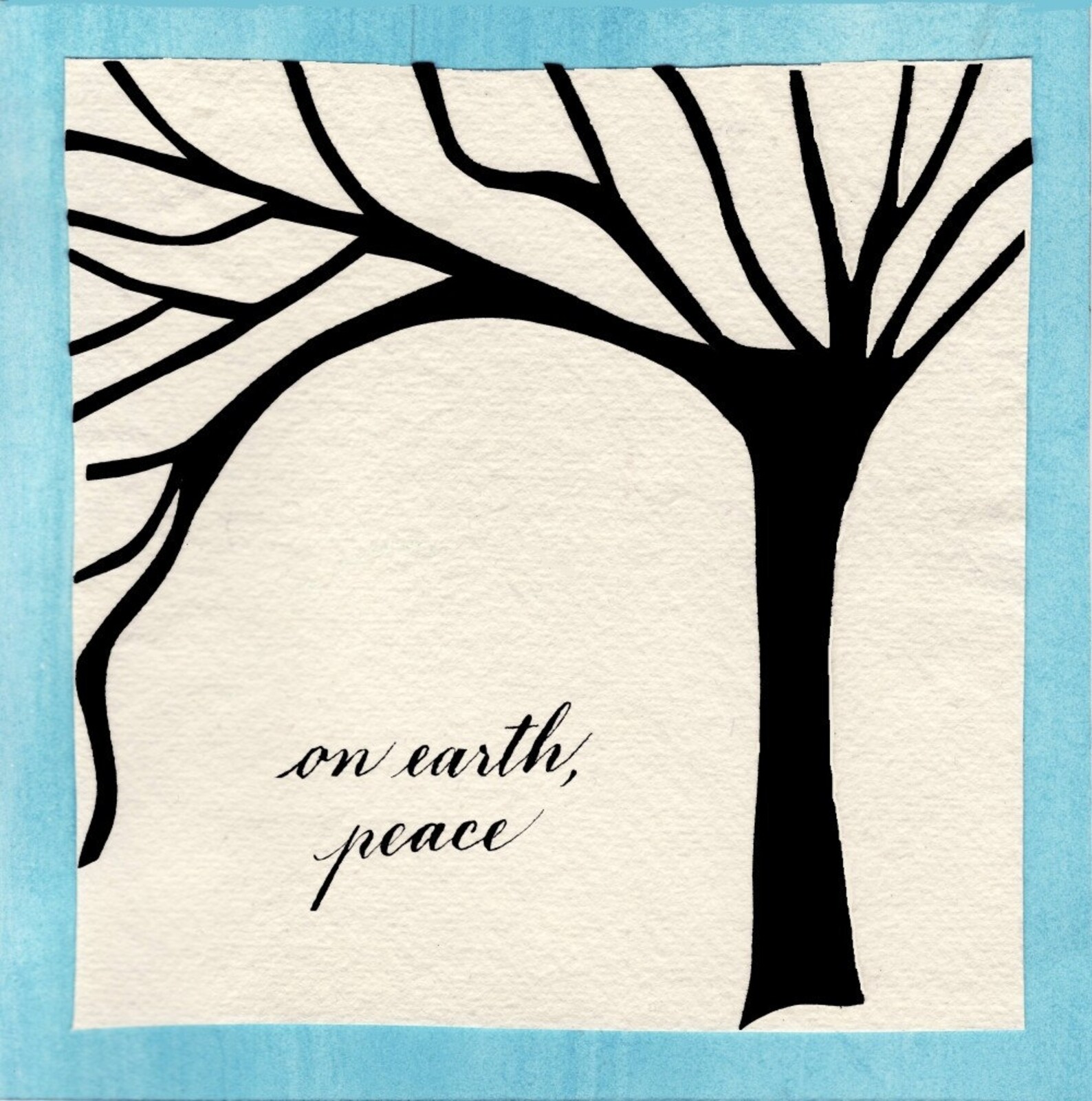 On Earth Peace Cards 6x6 Inches With Envelopes Set of - Etsy