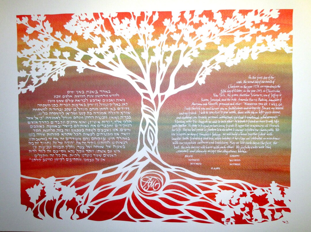 Tree of Life - Maple - With Chocolate Lab - Fall Colors - Etsy