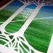 Papercut Ketubah - Two Tall Trees - Ani L'dodi Beloved - Hand ...