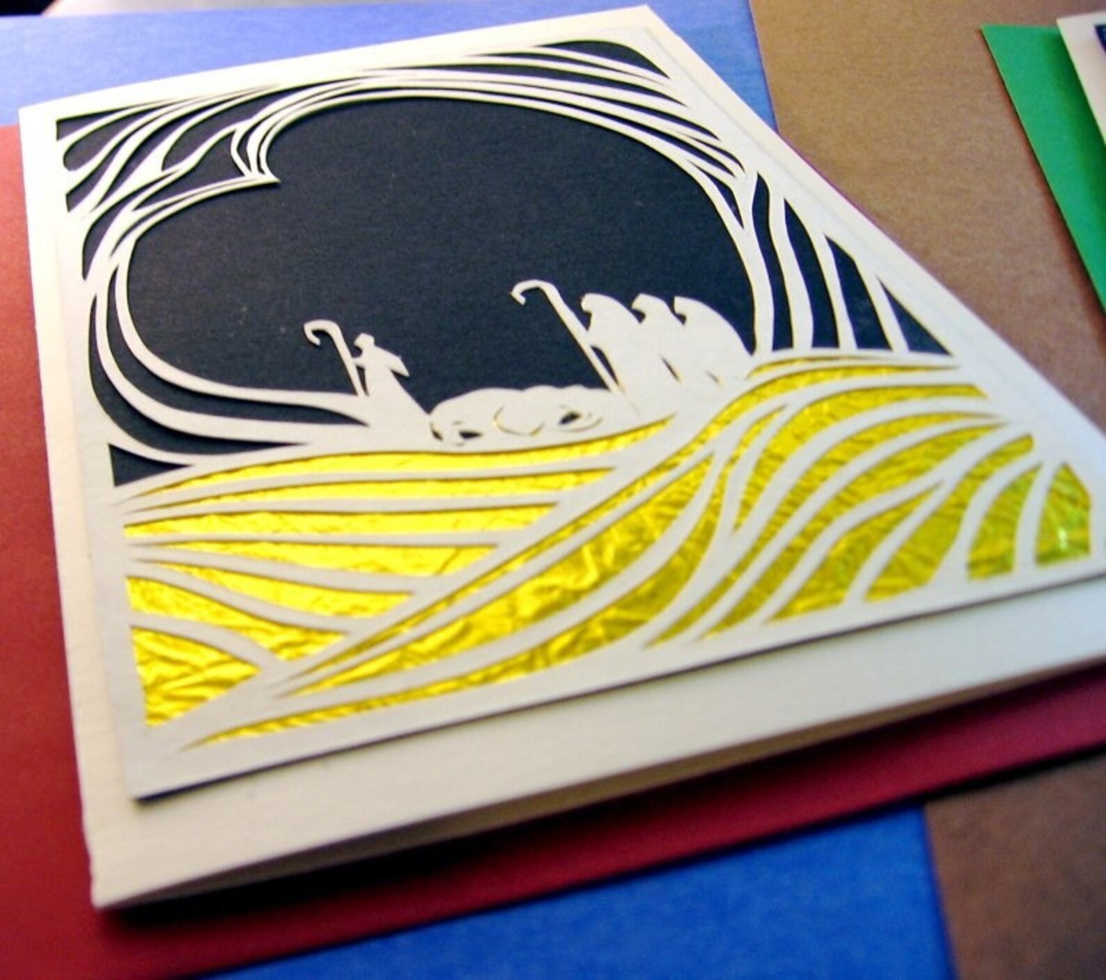 Frameable Papercut Card Your Images My Original Design | Etsy