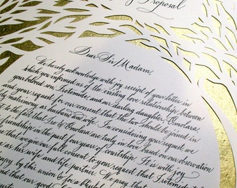 Nigerian Wedding Acceptance Letter - Etsy