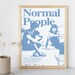 Normal People Inspired Digital Print/wall Art/poster (blue) - Etsy
