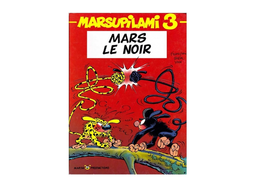 Marsupilami Comic Strip "mars the Black" - Etsy