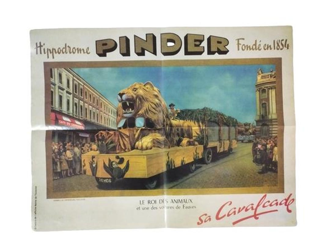 Pinder Circus Poster - the Parade - Etsy