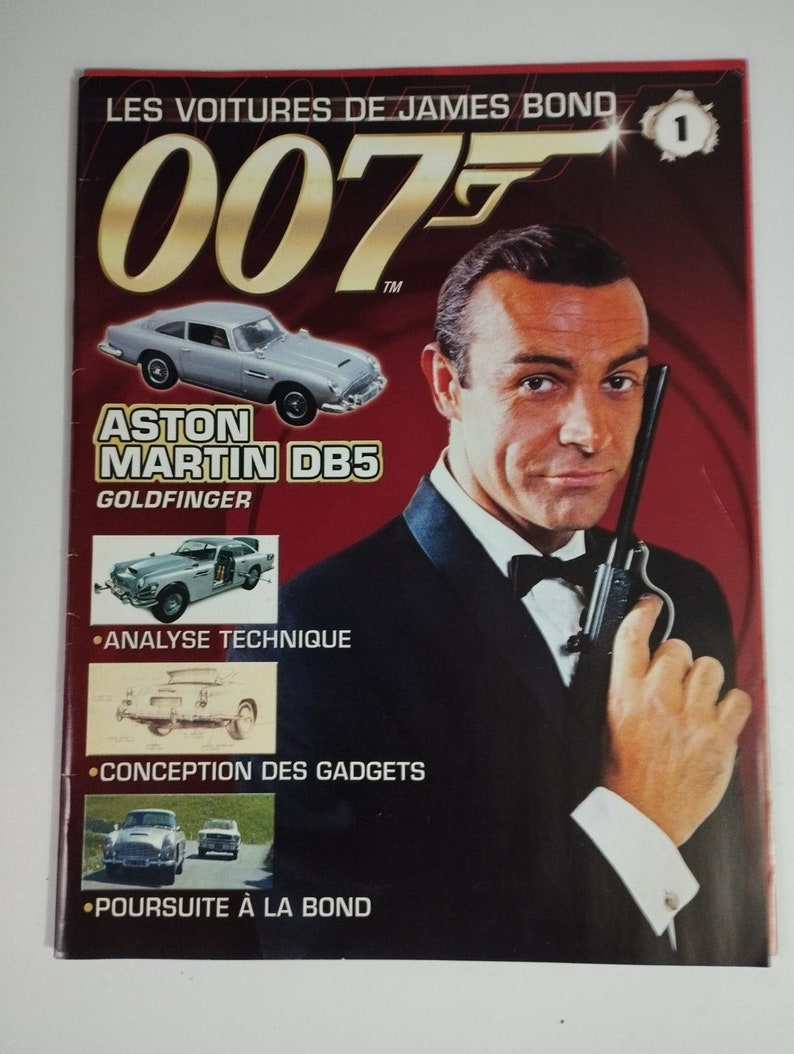 Booklet "james Bond 007's Cars" - Etsy