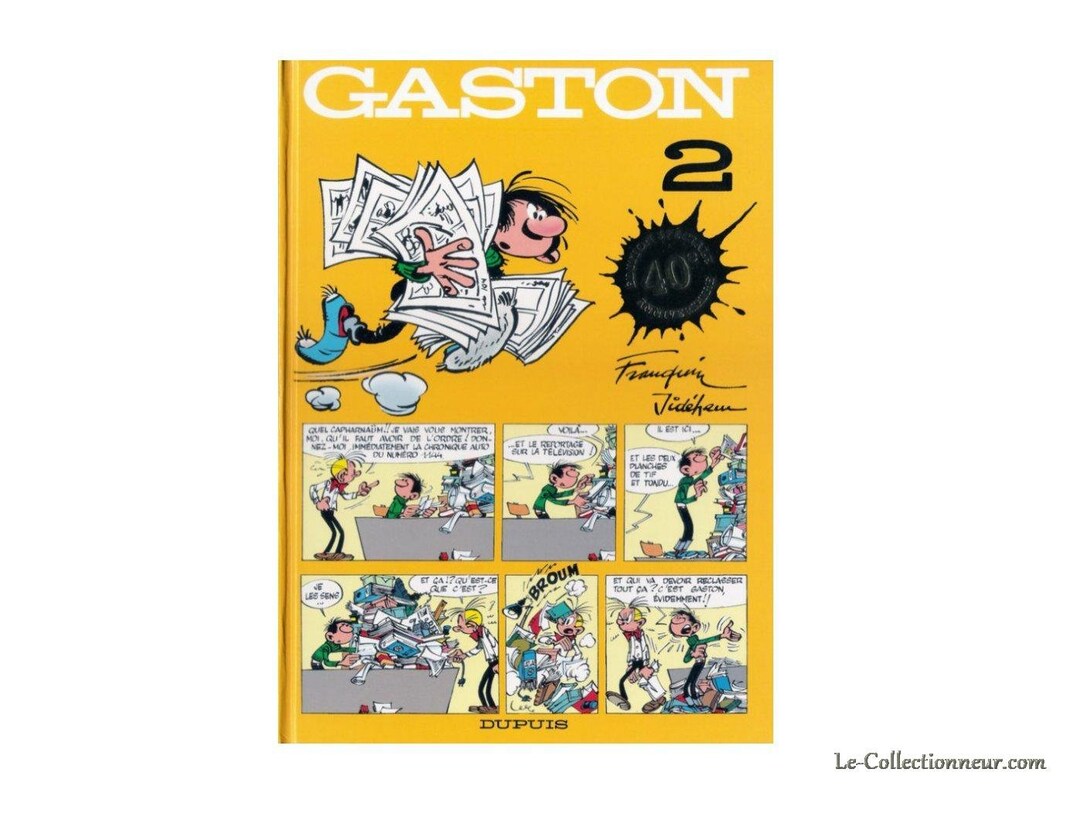 Comic Strip gaston Lagaffe Number 2 - Etsy Australia