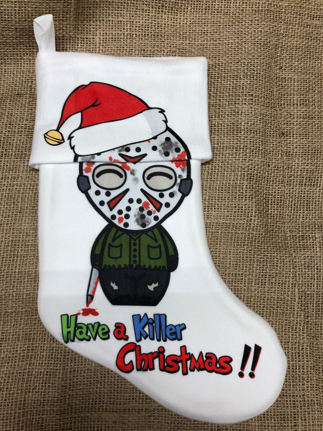 Jason Christmas Stocking - Etsy