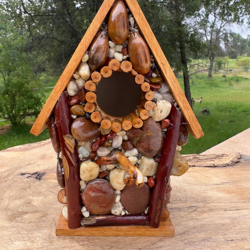 Rustic Birdhouse - Etsy