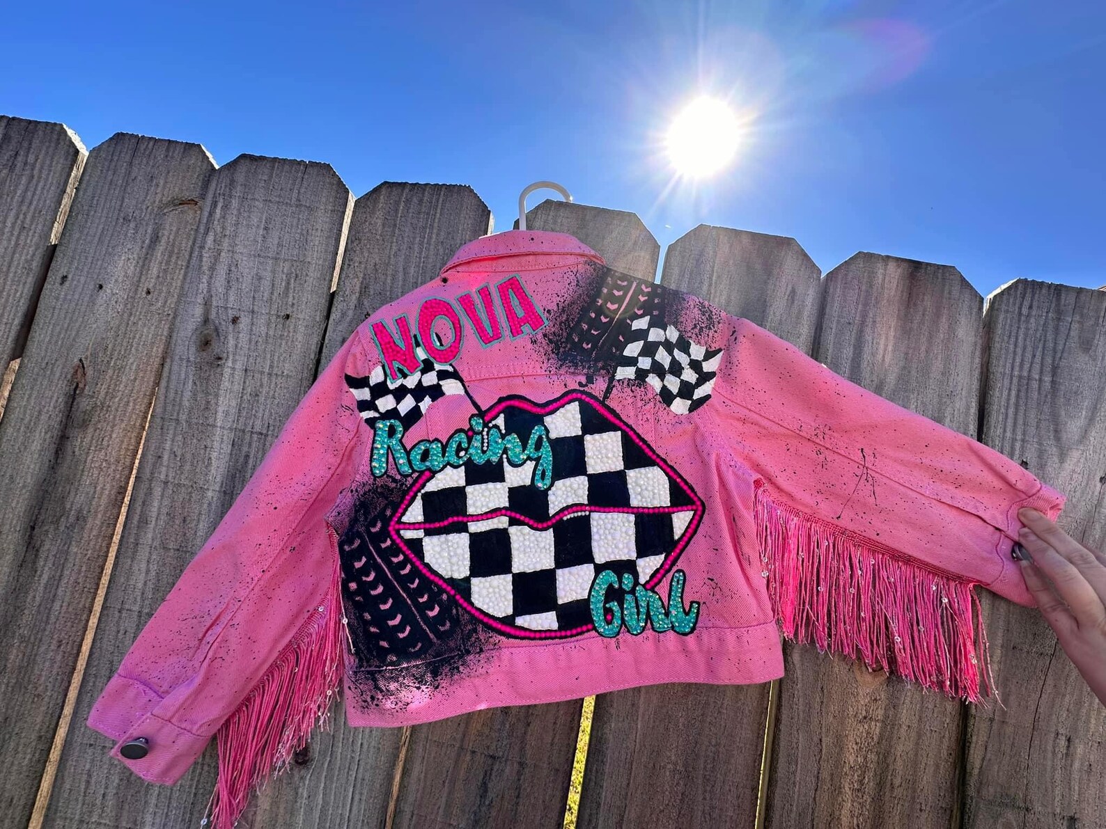 Hand Painted & Hand Stoned Denim Jackets - Etsy