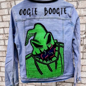 Hand Painted & Hand Stoned Denim Jackets - Etsy