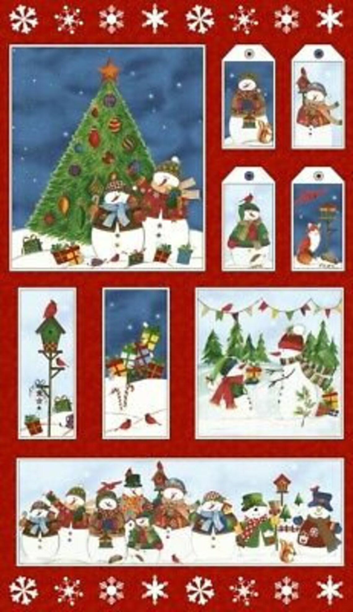 23 Fabric Panel Windham Winter Wishes Christmas - Etsy